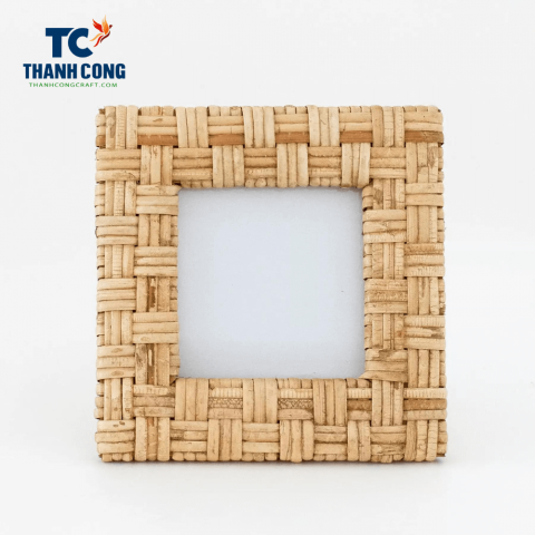 Woven Rattan Photo Frame (TCHD-23103) | Thanh Cong Handicraft Export Co ...