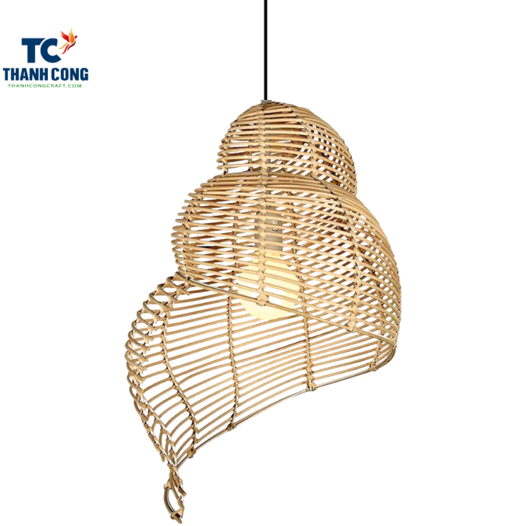 Seashell Wicker Rattan Lamp Shade (TCHD-23058)