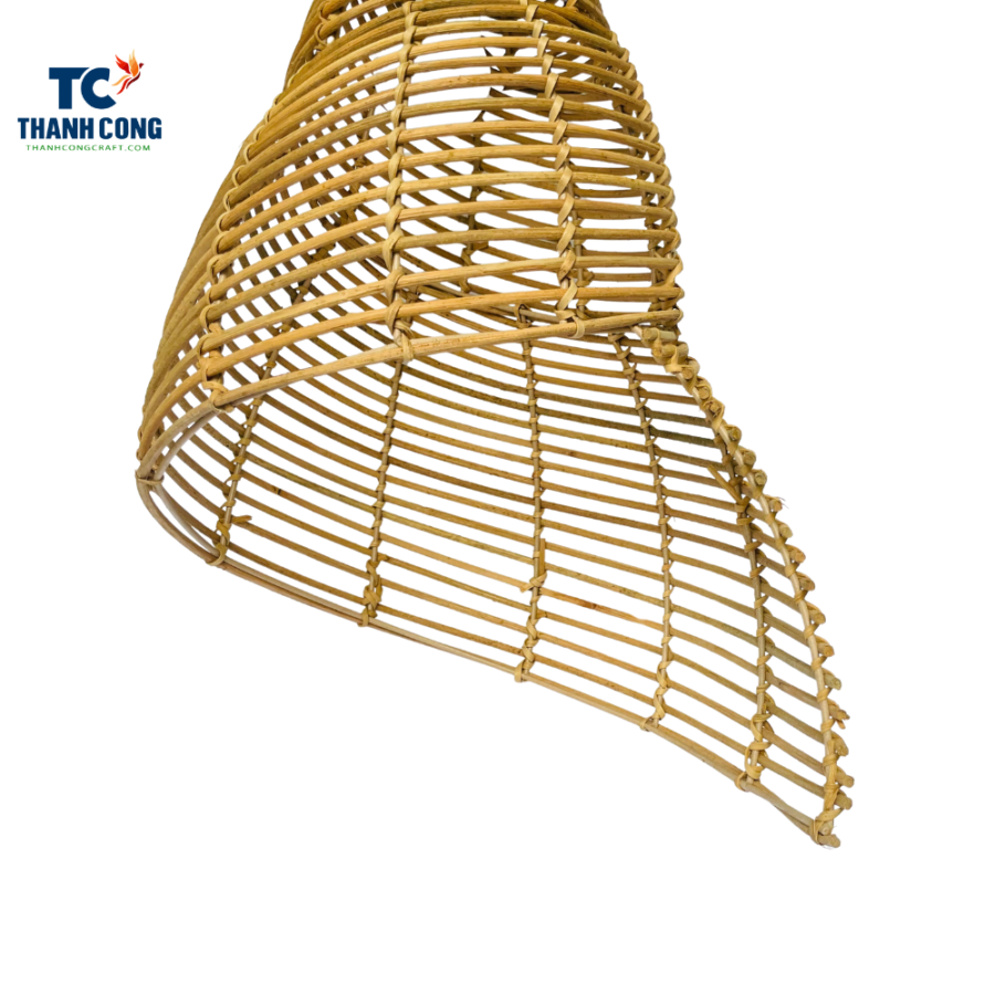 Rattan Spiral Pendant Light (TCHD-23013)