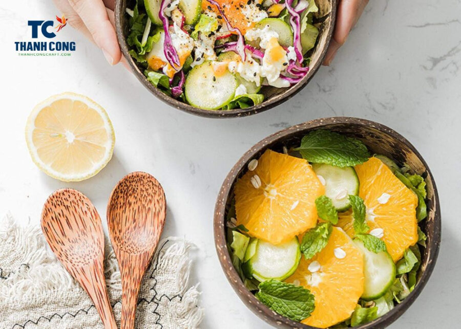 How To Beautifully Decorate Food With Coconut Shell Bowls