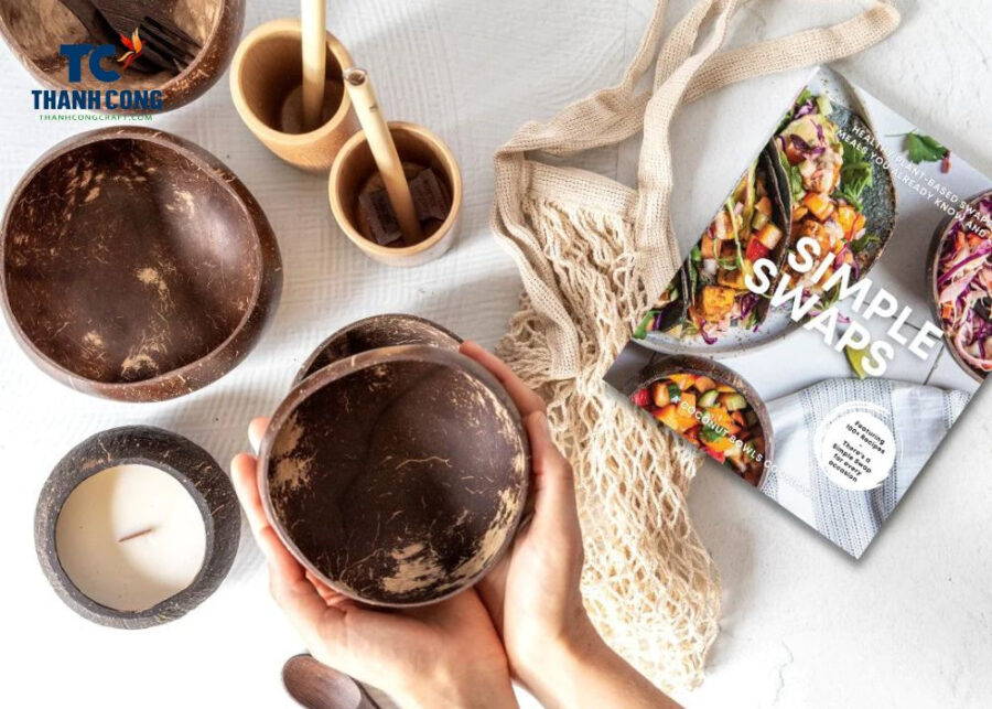 How To Beautifully Decorate Food With Coconut Shell Bowls