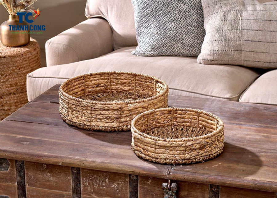 Exploring Of Simple Water Hyacinth Wicker Products
