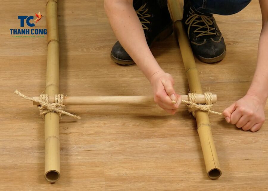 How To Make A Bamboo Ladder For Hanging Clothes?