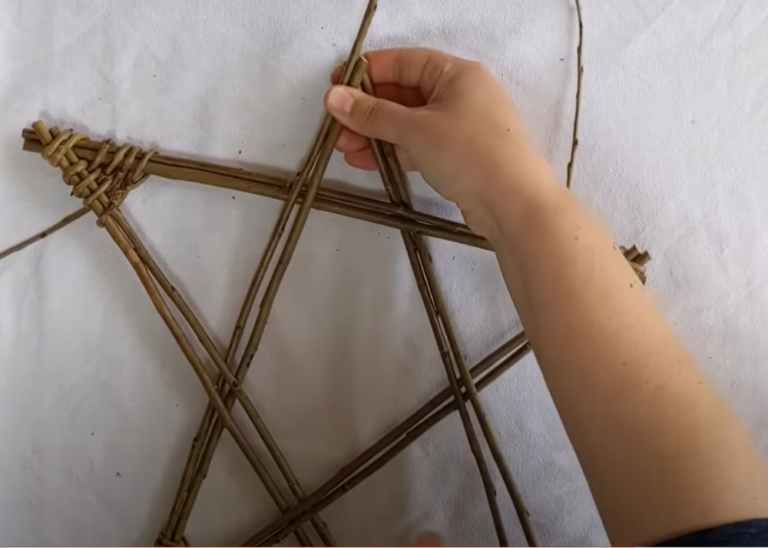 How to make a willow star and star wand?