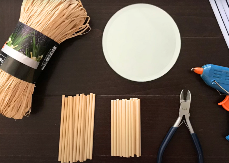 How to Make an Easy Diy Rattan Mirror Frame?