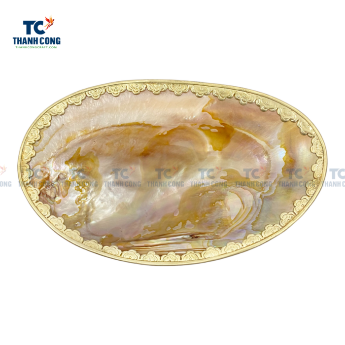 Mother of Pearl Caviar Set Dish and Spoon (TCPFA-24048)