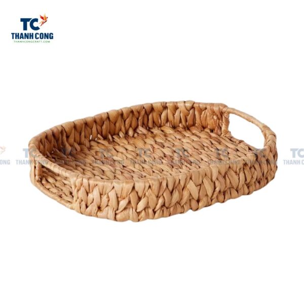 Oval Woven Water Hyacinth Tray (TCKIT-23241)