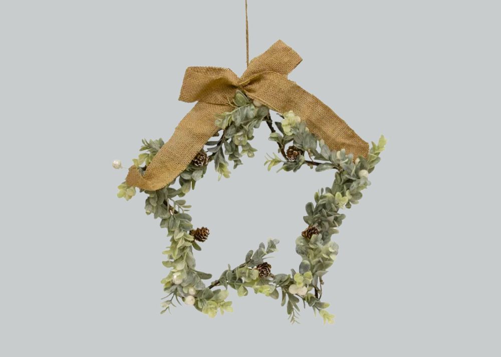 How to Make a Twig Star, Star Wreath with Grapevine?