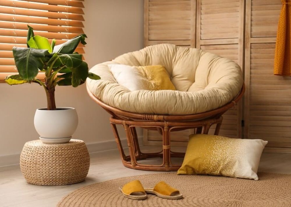 How to measure a papasan chair for a new cushion?